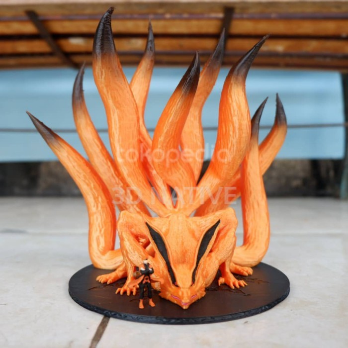 Jual Diorama Kyubi Kurama Naruto Miniatur Mini Figure Diecast | Shopee ...