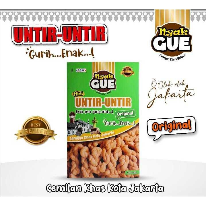 Jual Untir Untir Nyak Gue Kue Tambang Khas Betawi Oleh Oleh Jakarta ...