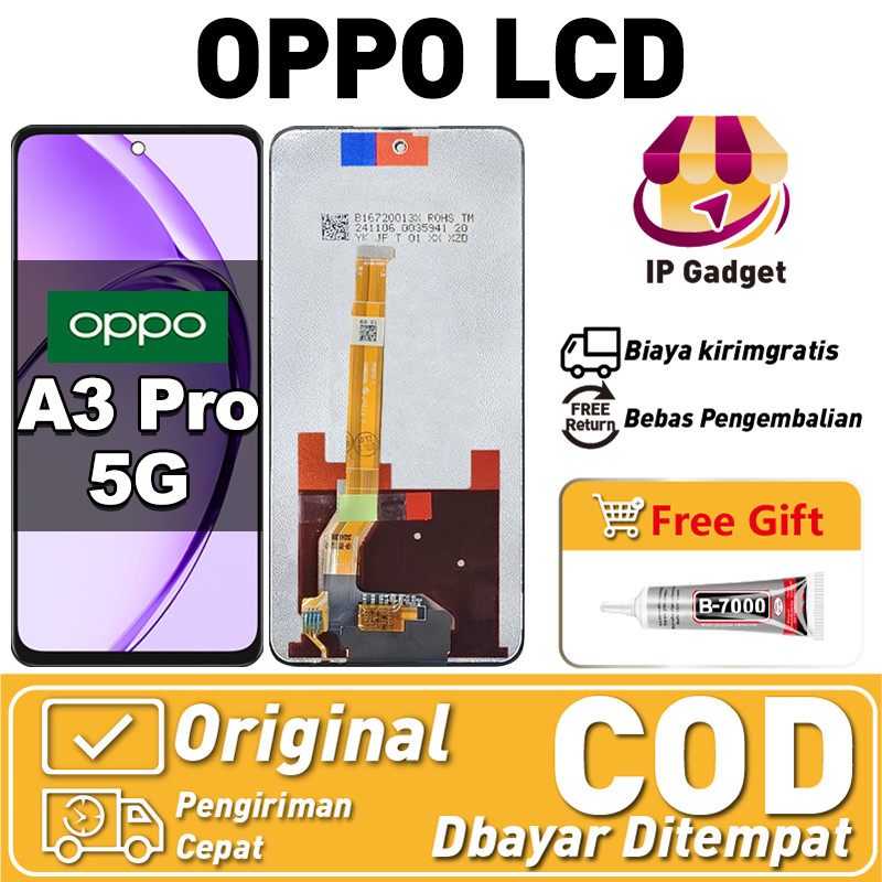 Jual Original LCD OPPO A3 PRO 5G fullset ori asli Layar hp touchscreen Sentuh Versi Tinggi COD ...