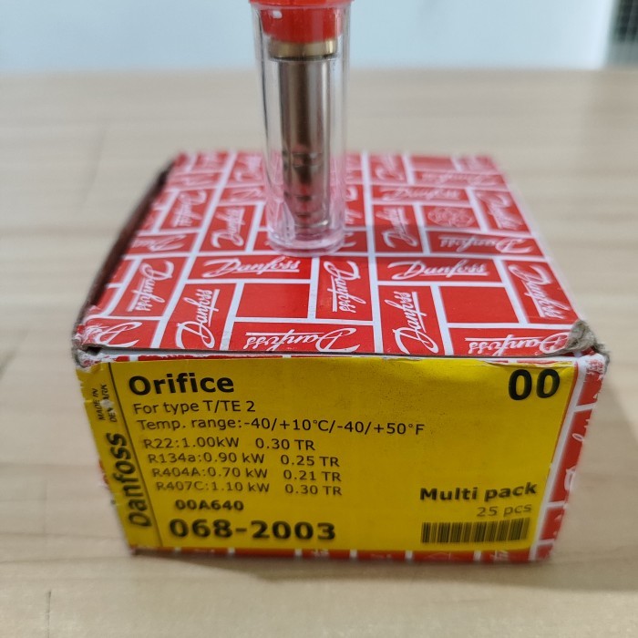 Jual Orifice 00 DANFOSS orifis NO. 00 NOZZLE EXPANSI VALVE no 00 no.00 ...