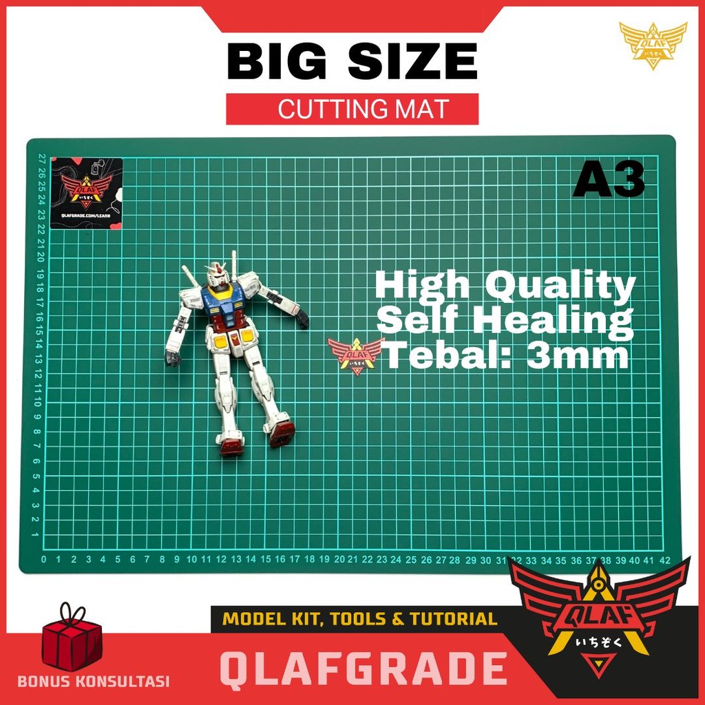 Jual Cutting Mat A3 SDI ALAS GUNDAM GUNPLA LARGE BESAR Terbaik | Shopee ...
