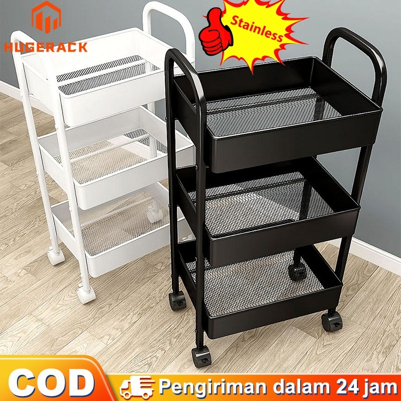Jual FG45RF Rak Troli Susun 4 tingkat Rak Susun Serbaguna Rak kamar ...
