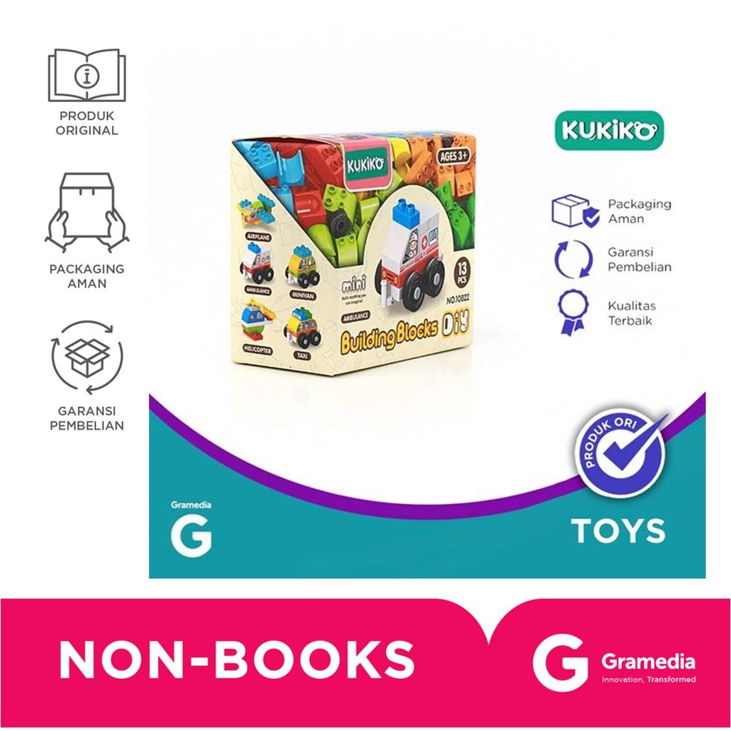 Jual Kukiko Mini Toy Blocks Vehicle 10828-10833 | Shopee Indonesia
