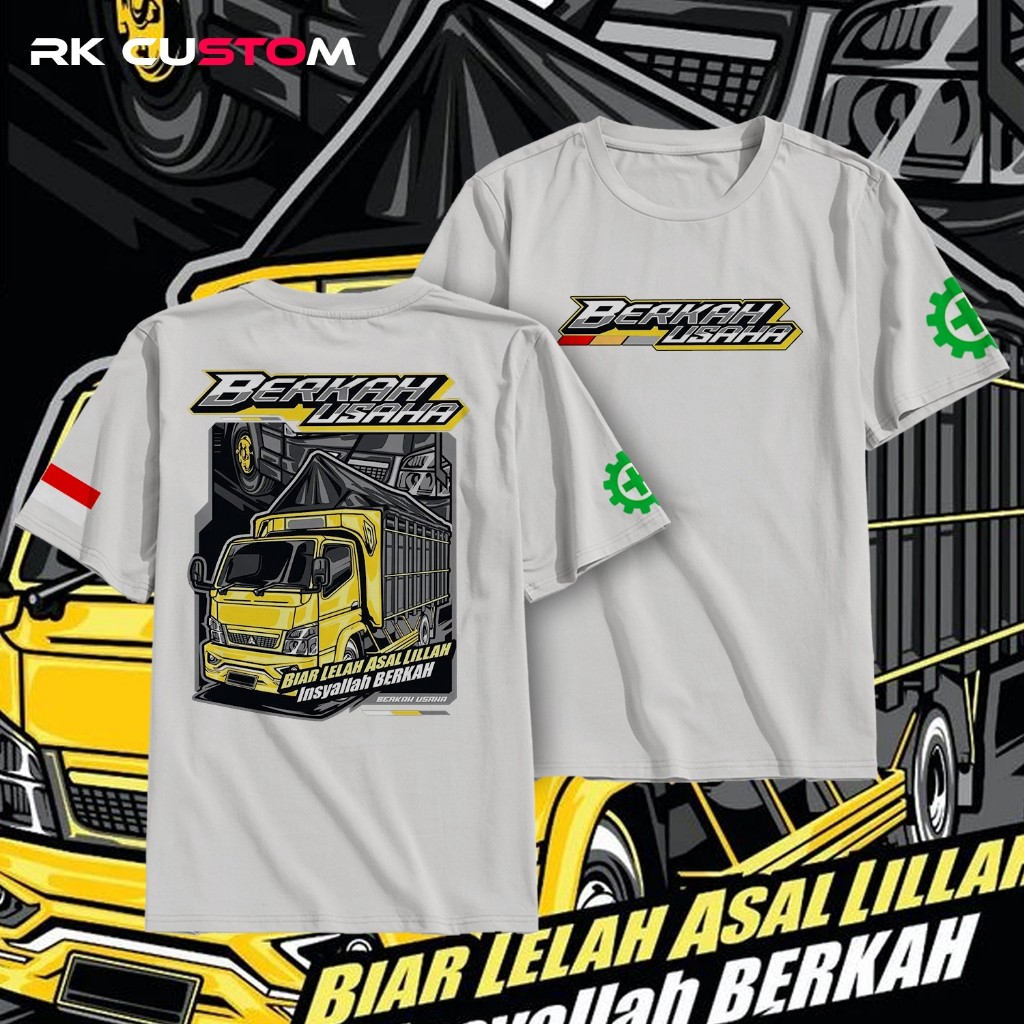 Jual T-shirt Kaos Truk Canter Distro, Driver Canter Kaos Driver Muda ...