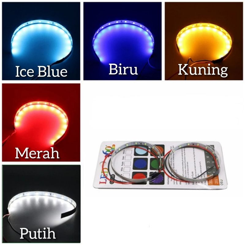 Jual Lampu LED Devil Eye Demon 360 Derajat Projector Hid Biled ...