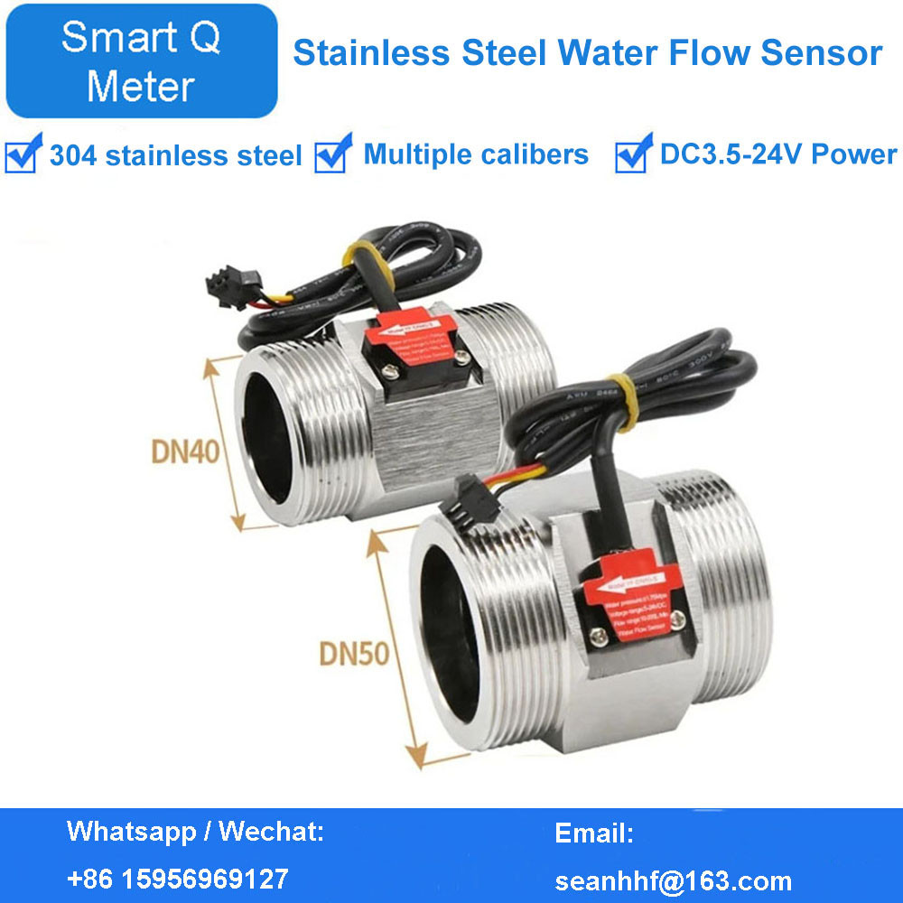 Jual Intelligent Electronic digital flowmeter meter water flow sensor ...