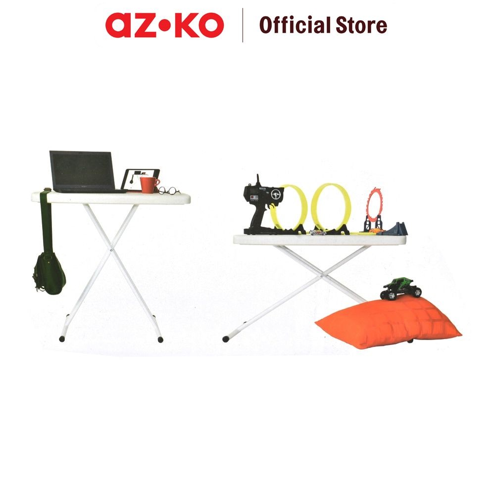 Jual AZKO New Storm 76x50 cm Meja Taman Lipat Adjustable - Putih Meja ...