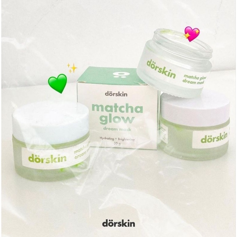 Jual Dorskin Matcha Glow Dream Mask 2in1 Moisturizer dan Sleeping Mask ...