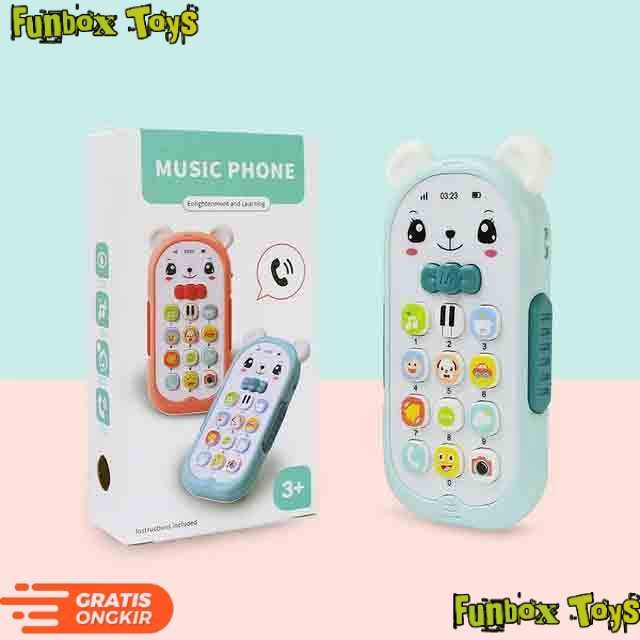 Jual BO ER LE Mainan Anak Handphone Music Sound Children Toy - 3043 ...