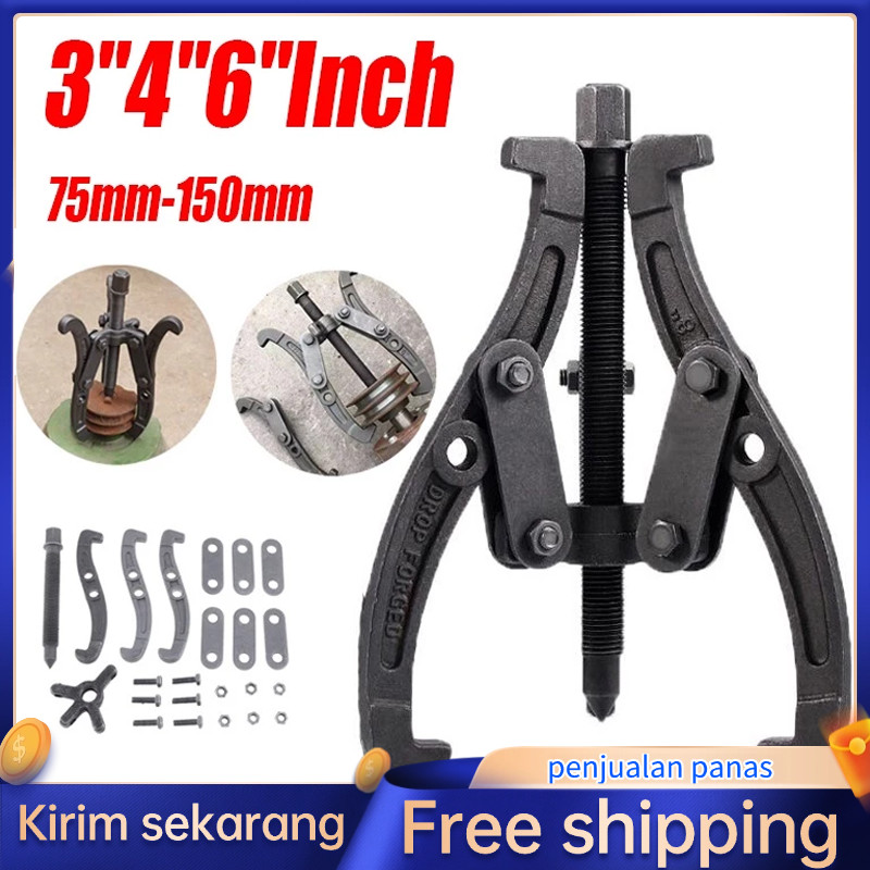 Jual （Segera dikirim）Treker 3 Kaki 3/4/6 Inch Gear Puller 3 Jaw Tracker ...