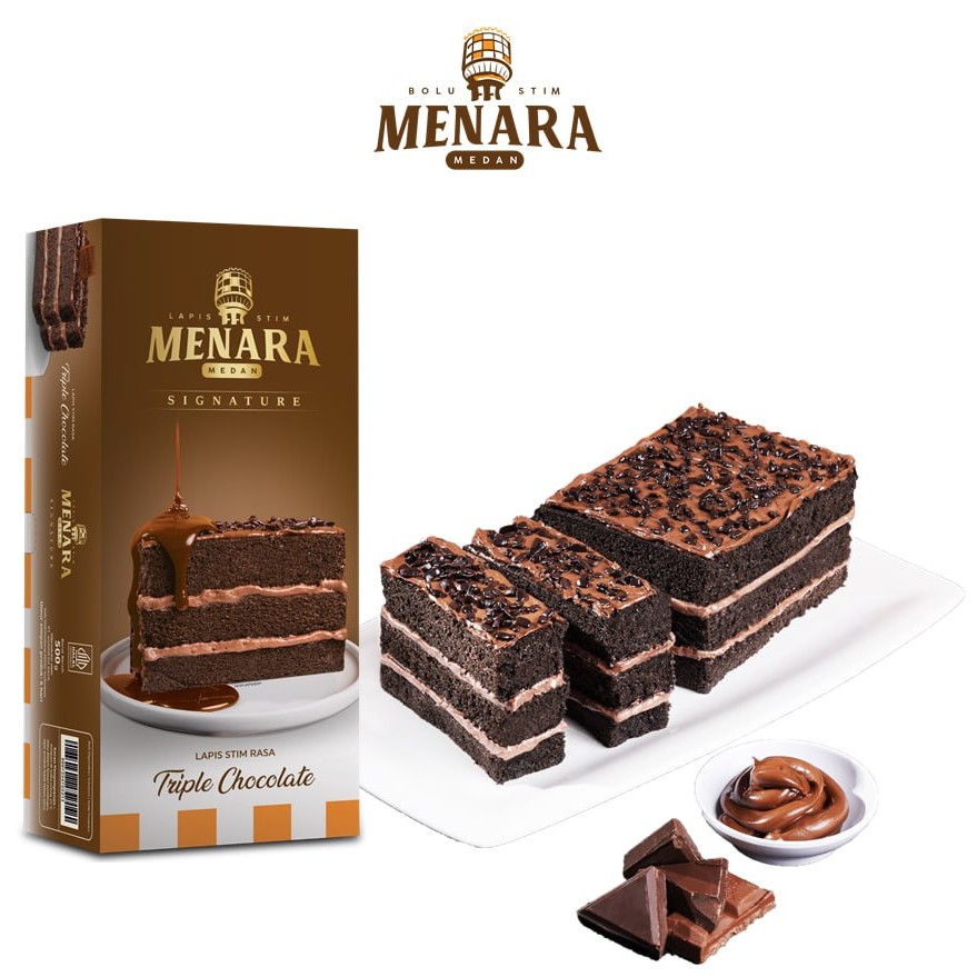 Jual Lapis Stim Menara Signature Triple Chocolate - Reguler Pack (550 ...