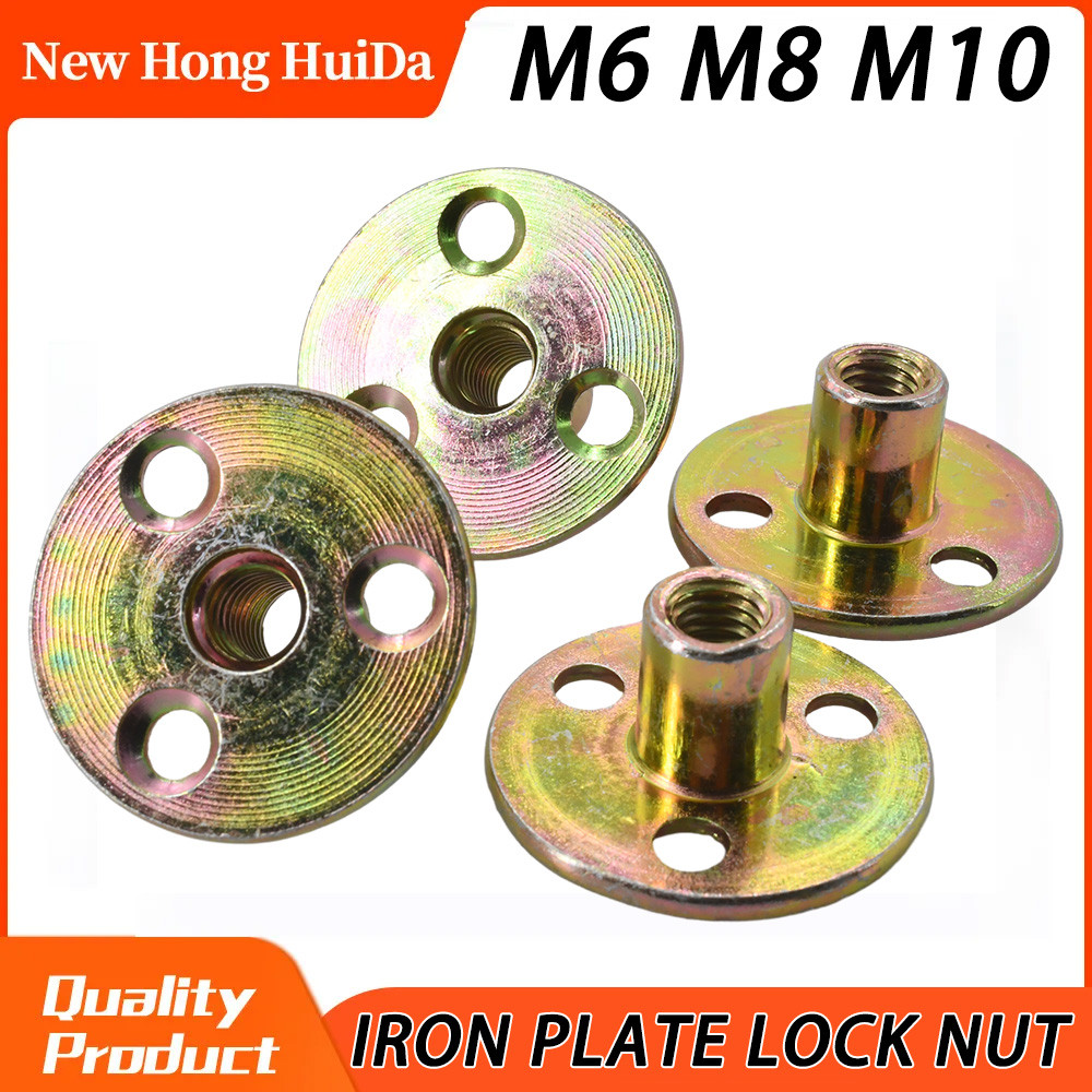 Jual M6 M8 M10 Iron Plate Furniture Pair Lock Nut For Wood iron plate furniture splint lock sofa ...