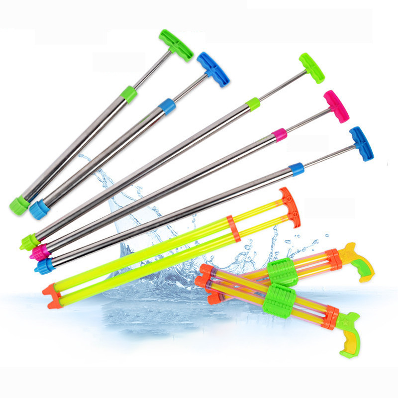 Jual Outdoor Fun Summer Pulling type Water Cannon Stainless Steel Swim ...