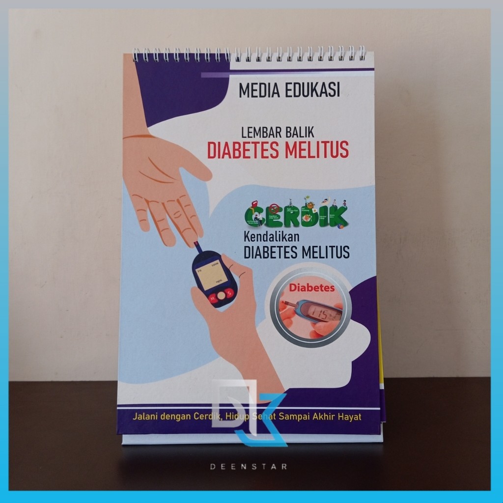 Jual Lembar Balik Diabetes Melitus, Buku Lembar Balik DM, Buku Lembar ...