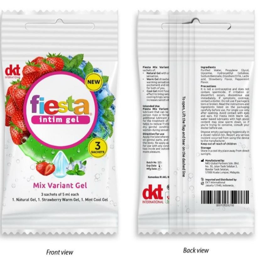 Jual [NEW] Fiesta Intim Gel SACHET 5ml isi 3s - Pelumas / Pelicin ...
