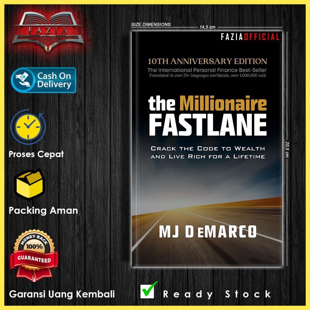 Jual The Millionaire Fastlane by MJ DeMarco (Indonesia/English ...