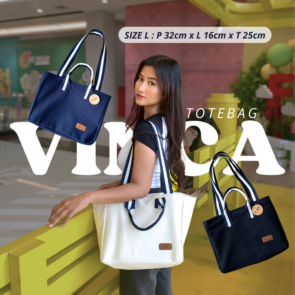 Jual Roujee Majalengka - ROUJEE - Vinca Totebag L | Shopee Indonesia