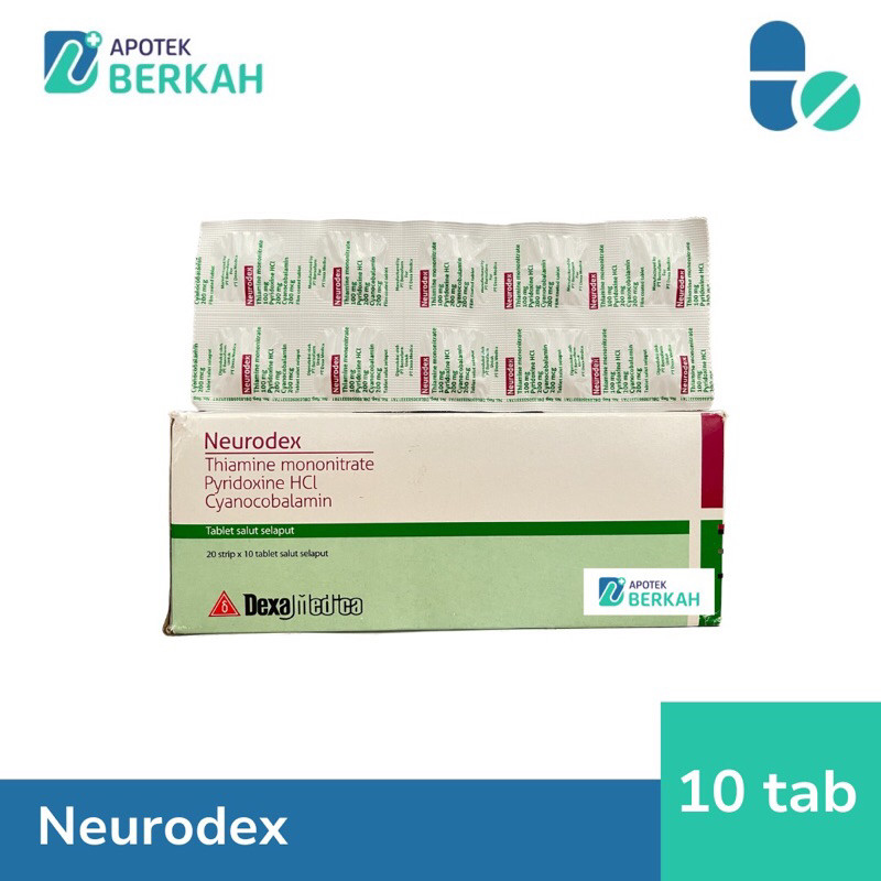 Jual Neurodex Multivitamin B Complex B1,B6,B12 - 10 Tablet | Shopee ...
