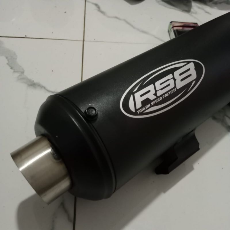 Jual open pipe Ekzos Standard Cutting RS8 28mm for NMAX v1 / v2 / Aerox ...