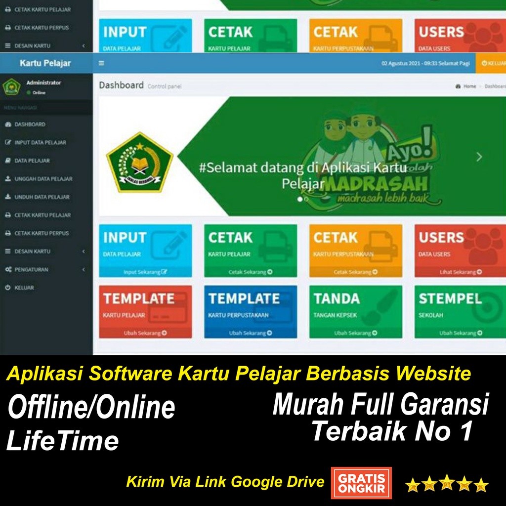 Jual Aplikasi Software Kartu Pelajar Berbasis Website Offline/Online PROMO !! | Shopee Indonesia