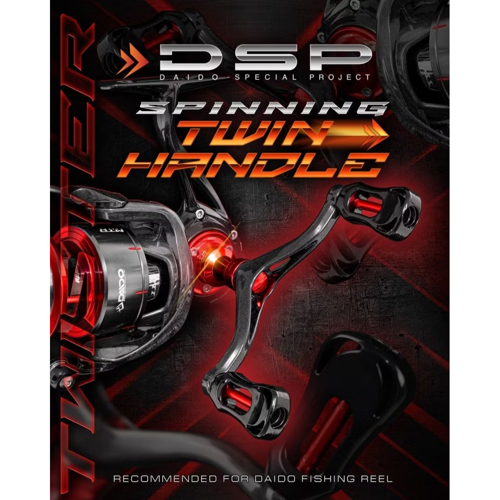 Jual Sparepart Reel DSP DAIDO TWIN HANDLE Spinning Double Knob Power ...