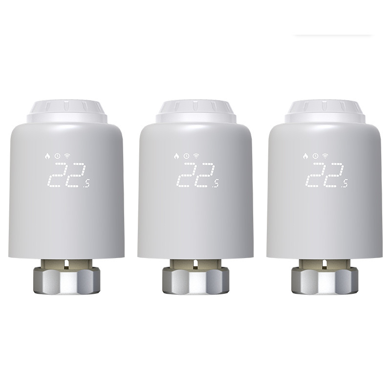 Jual TRV ZigBee Smart Thermostat Programmable Tuya Radiator Valve ...