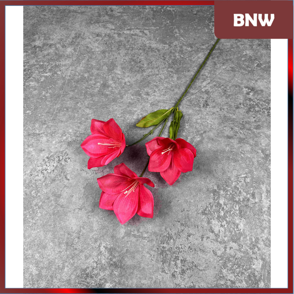 Jual BNW - C85 GENTLEWOMAN (x3) Bunga Kain Sutra 70CM ARTIFICIAL BUNGA ...