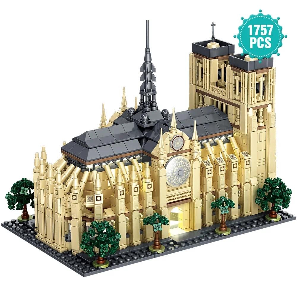 Jual Creative Notre-Dame de Paris Ar itectural Model Kit Collectible ...