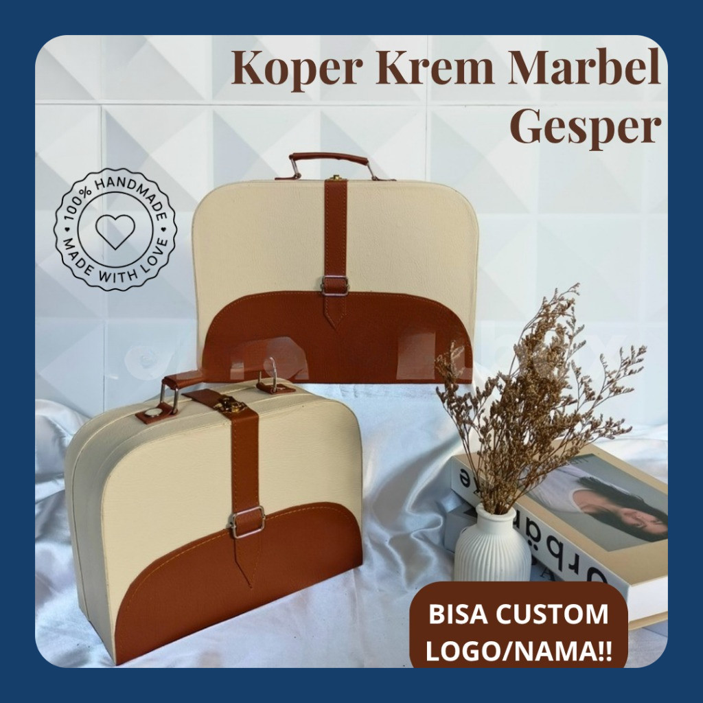Jual Box Model Koper Krem Marbel Gesper | Box/Kotak Hadiah/Hampers ...