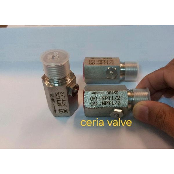 Jual Pressure Gauge Snubber Damper 1/2" NPT SS 304 /Damper Snubber ...