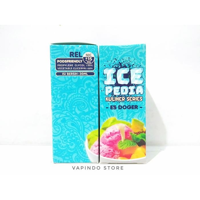 Jual PODS FRIENDLY ICEPEDIA KULINER ES DOGER ICE PEDIA SALT 30ML 15MG ...