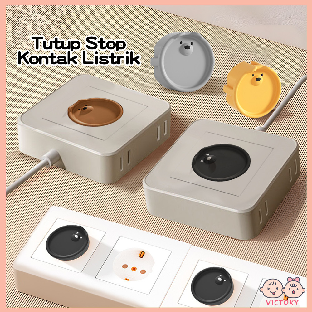 Jual VICTOKY Pengaman Stop Kontak Listrik Bayi Tutup Stop Kontak ...