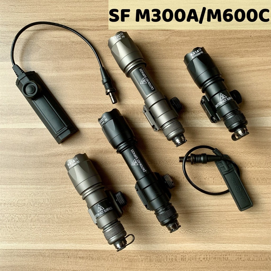 Jual SF M300A M600C Airsoft Powerful Flashlight Tactical Torch Scout Rifle Gun Weapon LED Light ...
