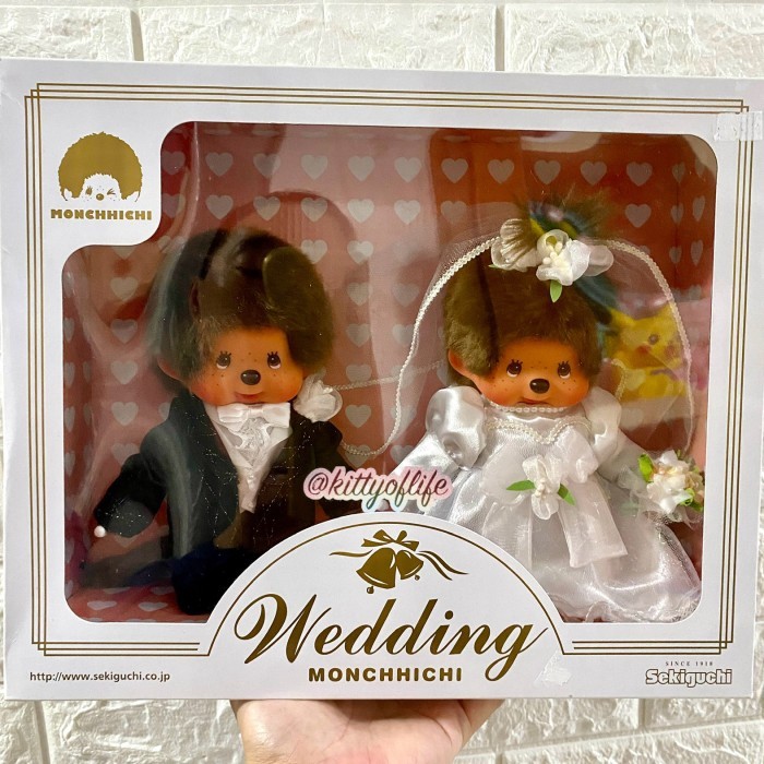 Jual Boneka Monchhichi Wedding Set Sekiguchi Original | Shopee Indonesia