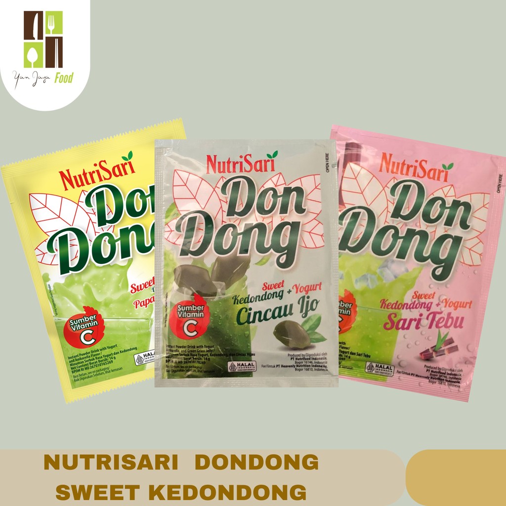 Jual Nutrisari Dondong / Don Dong / Minuman Serbuk Sweet Kedondong - Sari Tebu - CIncau Ijo ...