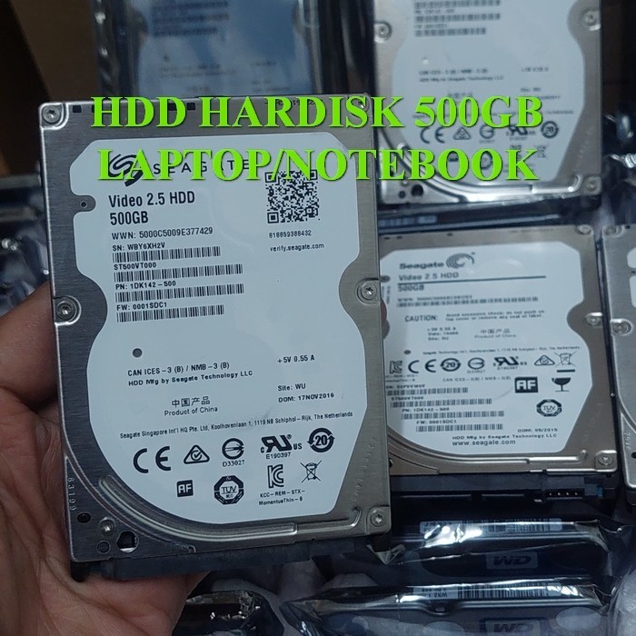 Jual HDD HARDISK 5400rpm 2.5" Slim Laptop PS3 PS4 kapasitas 500GB ...