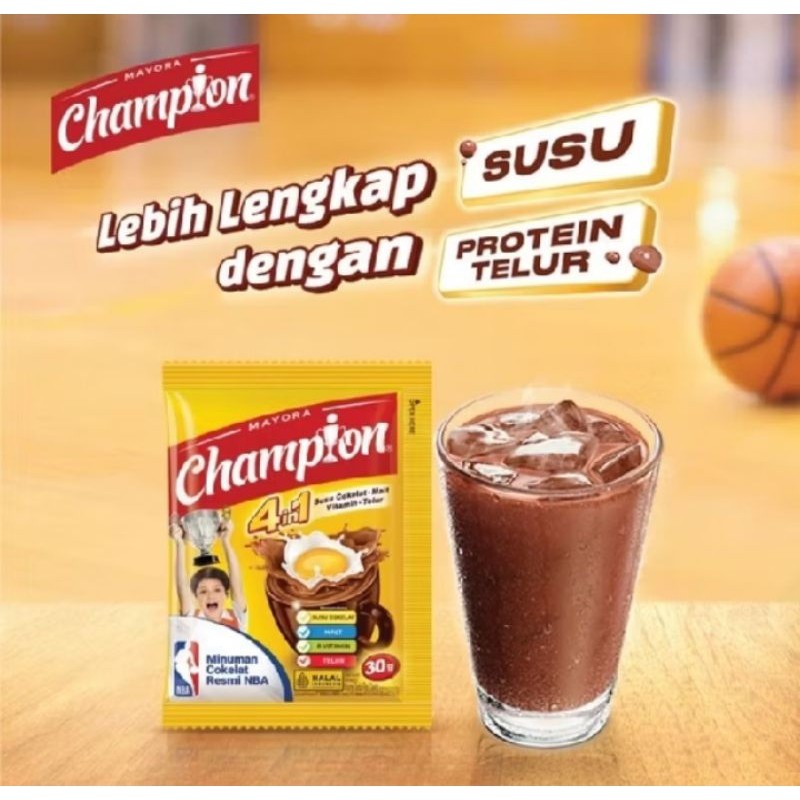 Jual champion energen susu coklat isi 10 sachet 30 gr | Shopee Indonesia