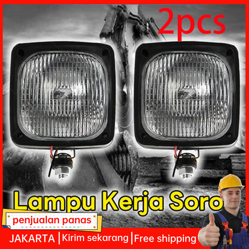 Jual 2PCS Lampu Kerja Alat Berat / Lampu Tembak Forklift / Lampu Sorot ...