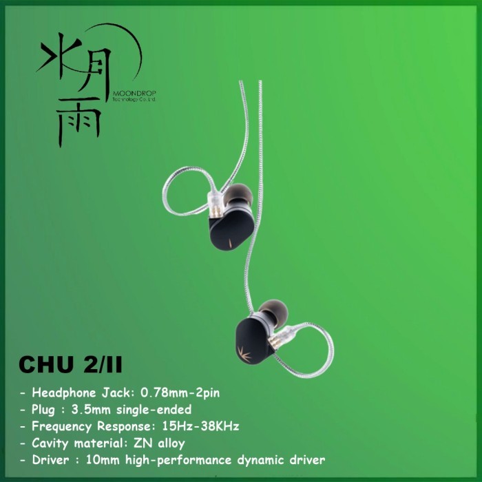 Jual Moondrop CHU 2 II CHU2 End-game Entry-level Killer 2 IEM Eahones - Chu II | Shopee Indonesia