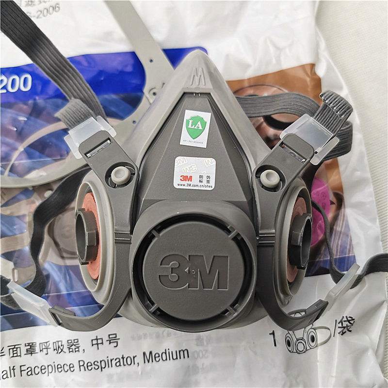 Jual 3M 6200 Half Facepiece Respirator Medium size Painting Spraying ...