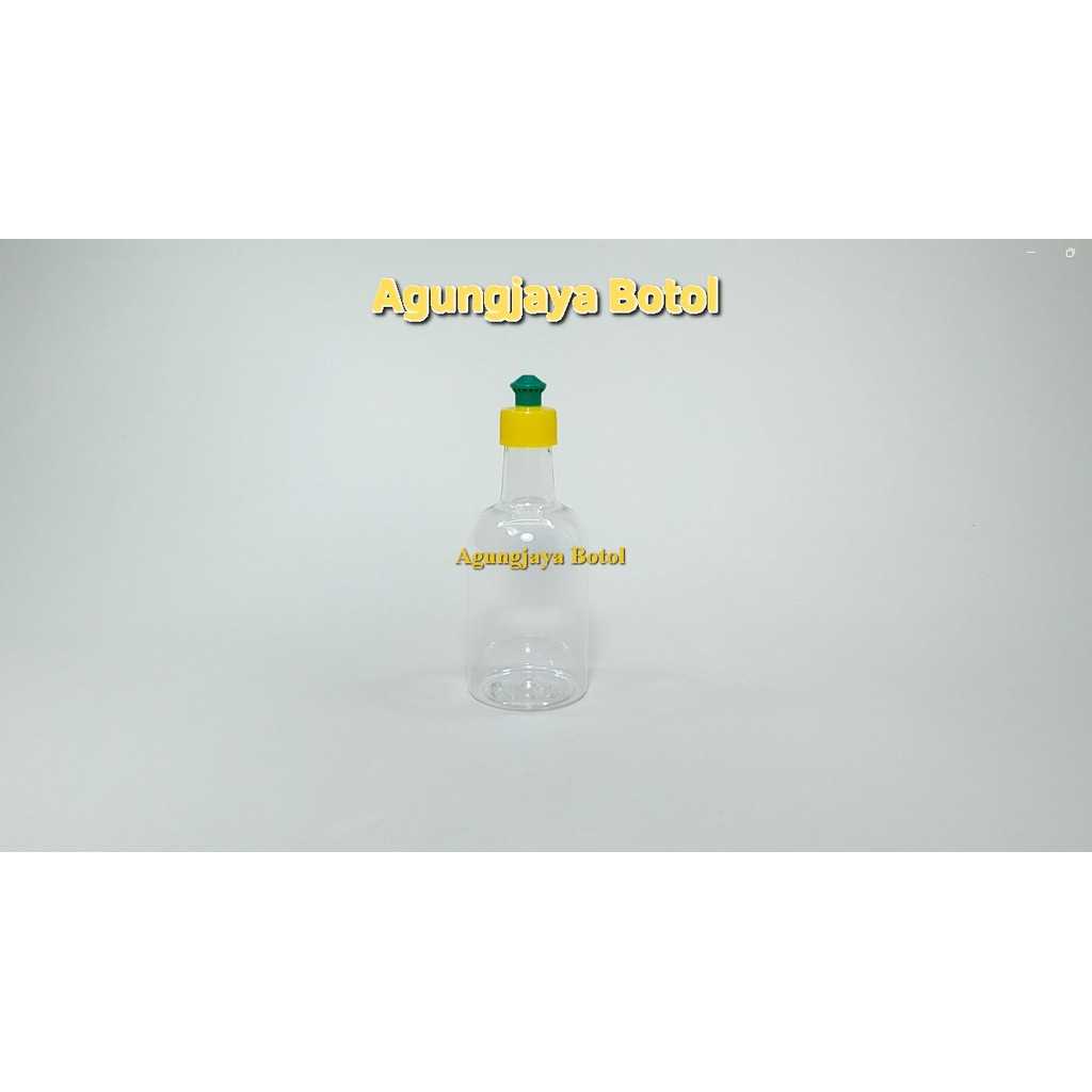 Jual Botol Plastik 350 Ml Leher Tinggi Natural Tutup Sunlight / Botol ...