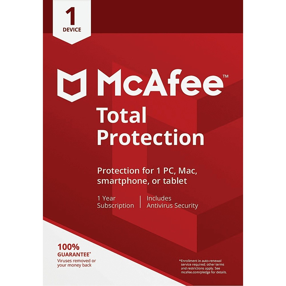 Jual AntiVirus McAfee Total Protection Lite 1 - 10 Devices 1 Year / 1+1 ...