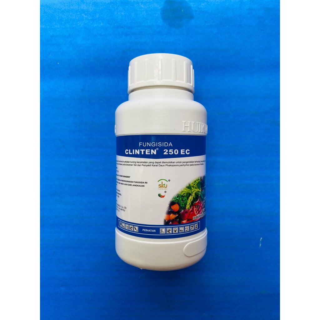 Jual Fungisida CLINTEN 250EC pengendali penyakit layu fusarium daun isi ...