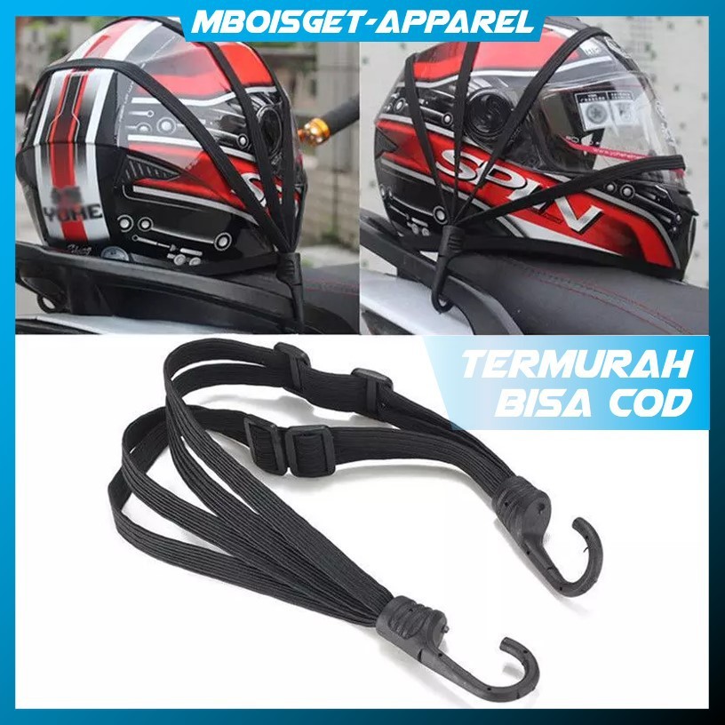 Jual MBOISGET - MOTOWOLF Tali Pengikat Helm Motor 2 Hook 65CM - WP01 ...