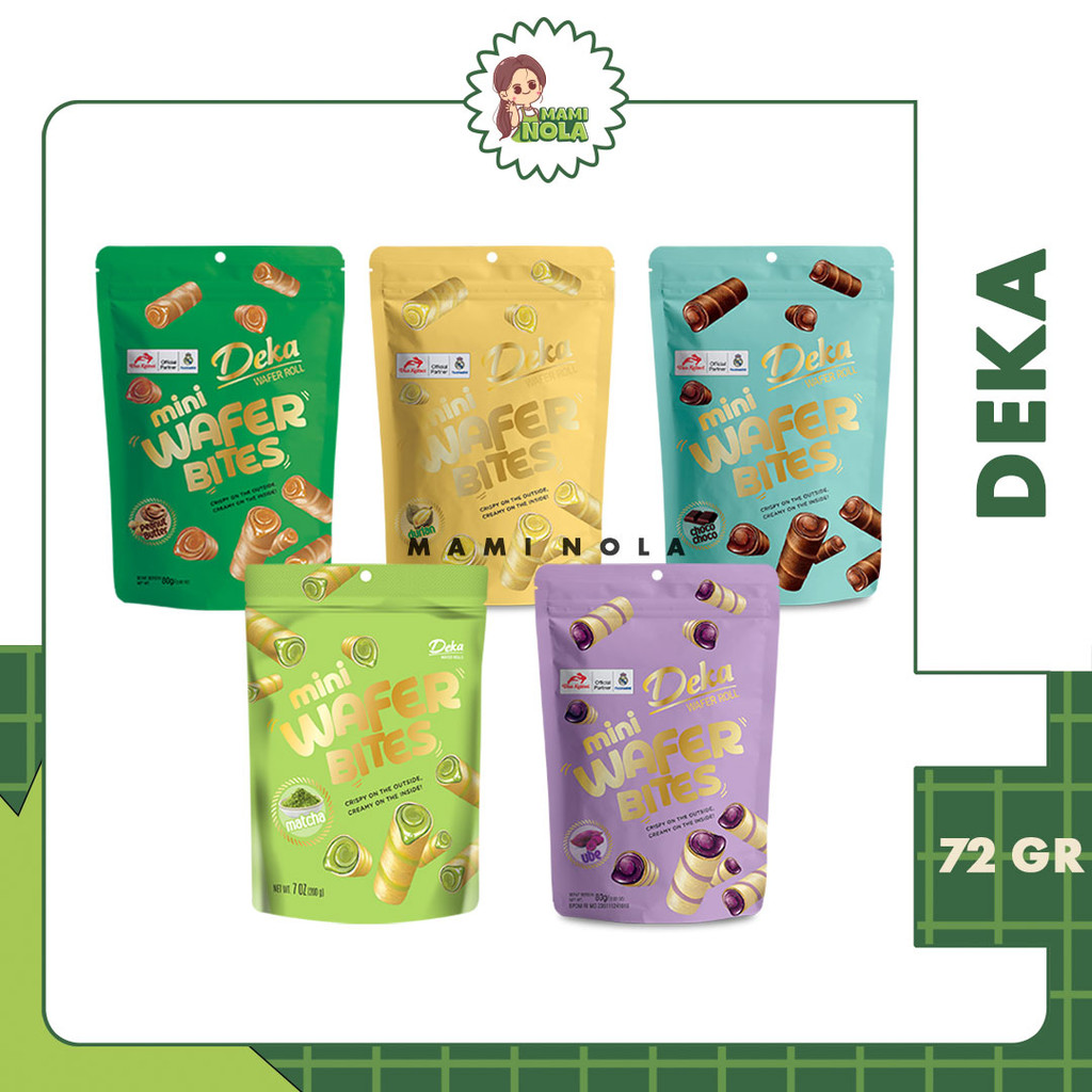 Jual Deka Mini Wafer Bites 80 gr Aneka Rasa Wafer krim Coklat | Shopee ...