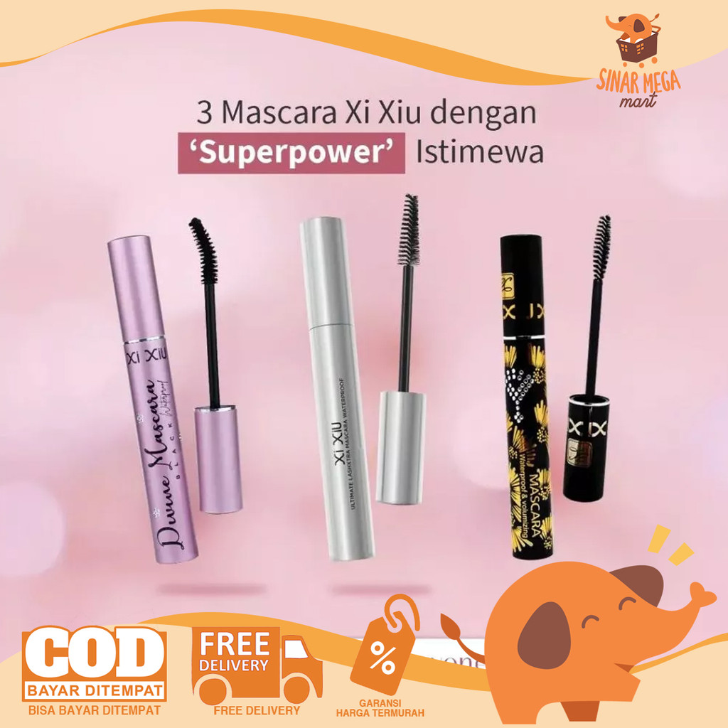 Jual XI XIU Mascara Divine / Lovely / LashXtra Waterproof - Maskara ...