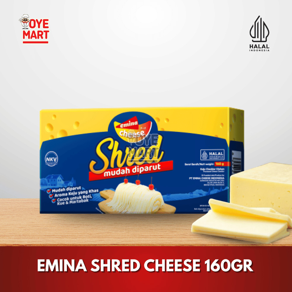 Jual EMINA SHRED CHEESE 160GR KEJU PARUT | Shopee Indonesia