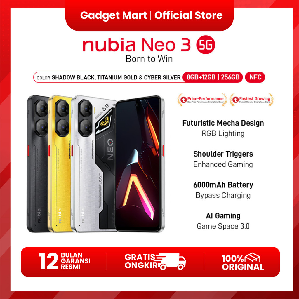 Jual ZTE Neo 3 5G RAM 20 GB (8 + 12 GB) ROM 256GB - Garansi Resmi ...