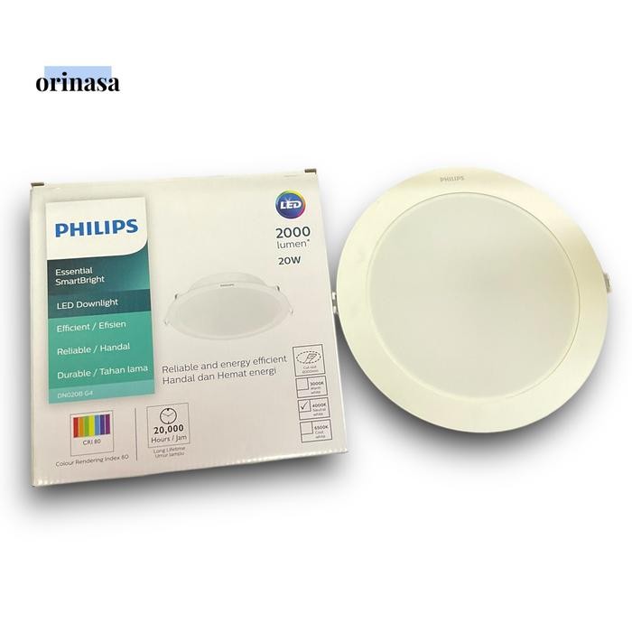 Jual Lampu Downlight LED Philips DN020B G4 20W 20 Watt | Shopee Indonesia