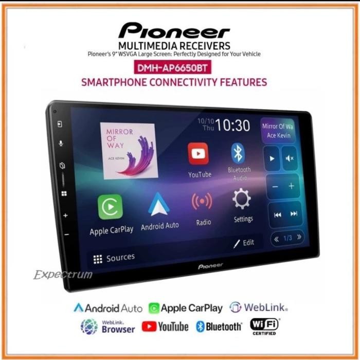 Jual PIONEER DMH-AP6650BT / AP6650BT / A6650bt Headunit 9 Inch WSVGA ...
